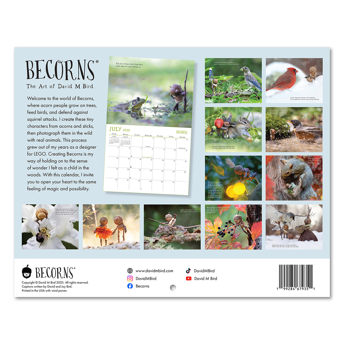 2026 Becorn Calendar – David M Bird